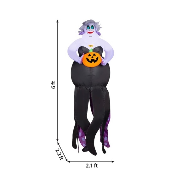 Disney | Holiday | 6 Ft Hanging Disney Ursula Little Mermaid 223 ...